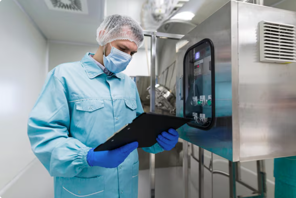 Freezing machine technology in industrial food production